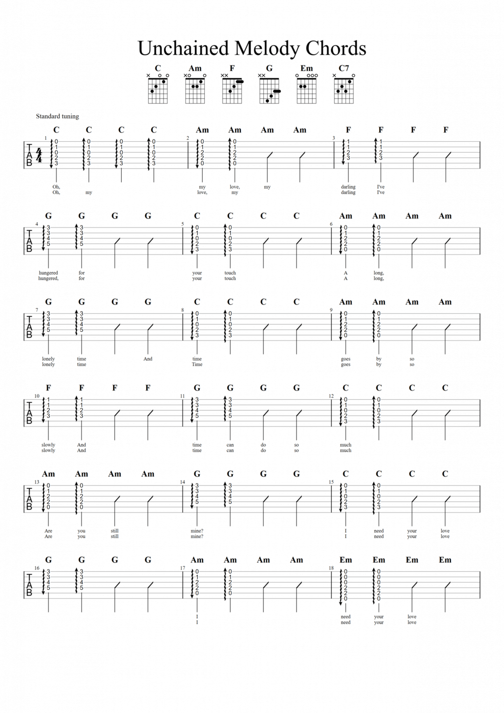 Arpeggiated Chord Guitar Lesson - YourGuitarGuide.com
